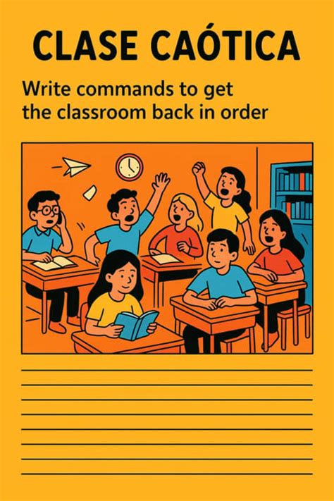 Spanish Commands Activity Tú Usted Negative Commands Writing Task