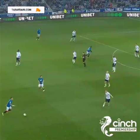 سوپرگل تماشایی تاد کنتول، هافبک انگلیسی رنجرز مقابل داندی فیلم طرفداری