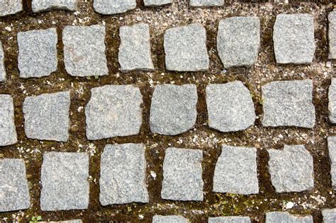 Stone Blocks With Grass Stock Image Image Of Cobblestone 40744511