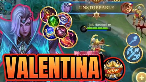 Mvp Legendary Build Valentina Best Item And Emblem Top Global Build