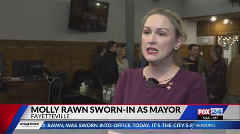 Molly Rawn Sworn In As Fayetteville Mayor Knwa Fox24