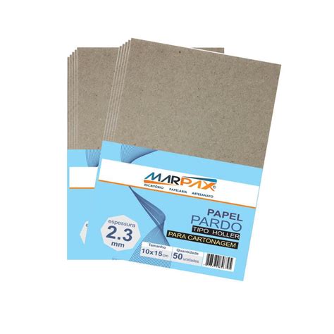Papel Para Cartonagem Pardo Tipo Holler 23mm 10x15cm 50un Shopee Brasil