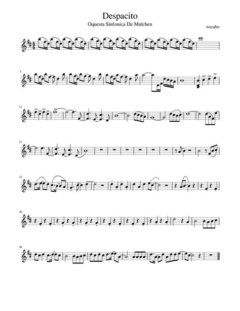 Despacito Sheet Music For Violin Download Free In Pdf Or Midi