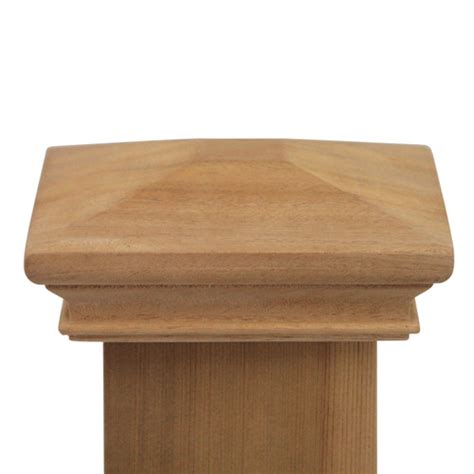 Miterless Wood Post Caps™ Wood Tops For Fence Posts Post Cap Depot