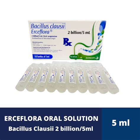 Bacillus Clausii Erceflora Oral Solution By 10s Lazada Ph