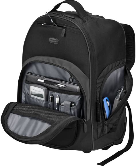 Customer Reviews Targus 16” Compact Rolling Backpack Black Tsb750us