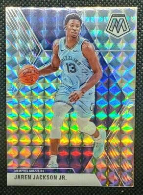 2019 2020 Panini Mosaic Jaren Jackson Jr Silver Mosaic Prizm Grizzlies