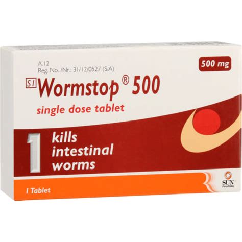 Wormstop 500mg Tabs 1 Pharmacynet
