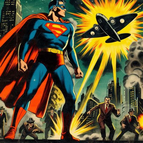 Superman Vintage Poster By Badgercmyk On Deviantart