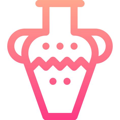 Vase Basic Gradient Lineal Color Icon