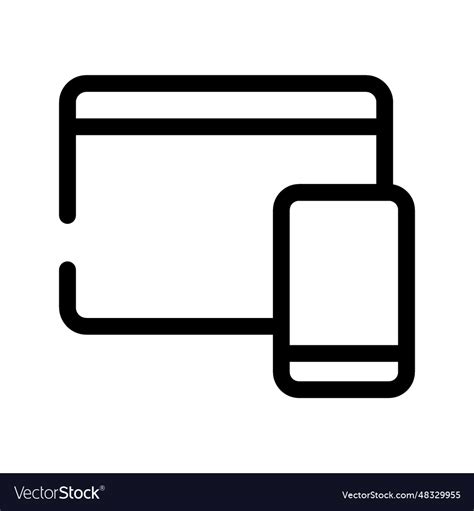 Responsive Design Icon Royalty Free Vector Image