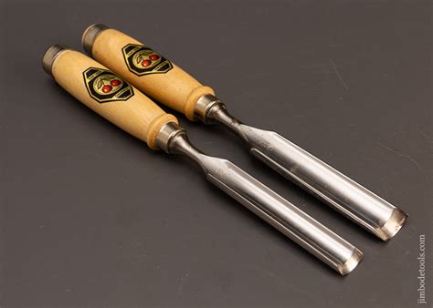 Mint Pair Of 2 Cherries Gouges 118167 Jim Bode Tools