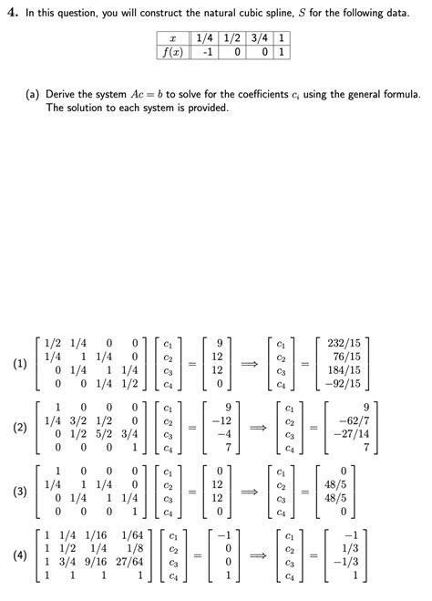 Solved In This Question You Will Construct The Natural Chegg