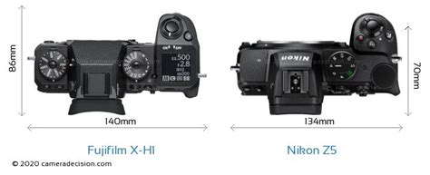 Fujifilm X H1 Vs Nikon Z5 Detailed Comparison