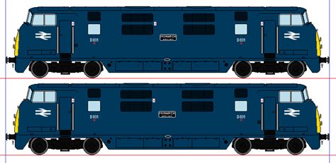Br Class 42 D831 Monarch By Pixeltrains18 On Deviantart