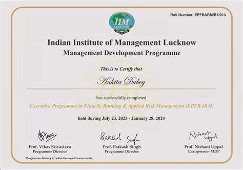 Ankita Dubey On Linkedin I Am Happy To Share That I Have Completed My