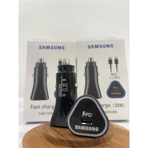 Jual Car Adapter Samsung 25 Watt Pd Type C Batok Saver Charger Mobil Colokan Type C Shopee