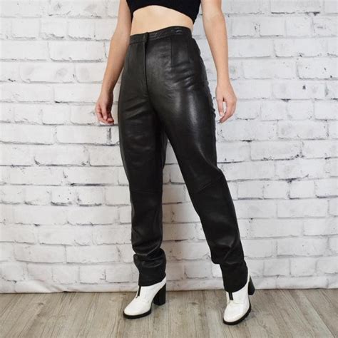 Leather Pants Etsy
