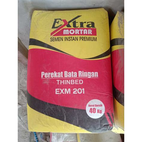 Jual Semen Perekat Bata Ringan Extra Mortar Thinbed Shopee Indonesia