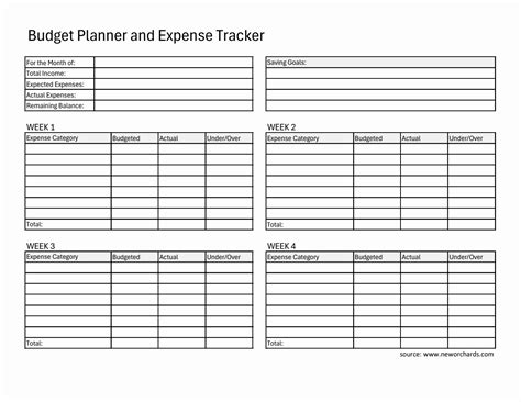 Free Excel Expense Tracker Templates Free Excel Expense Tracker Templates