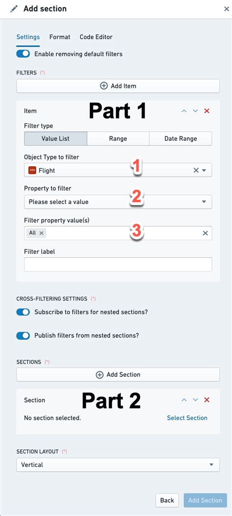 object views legacy object views filtering palantir