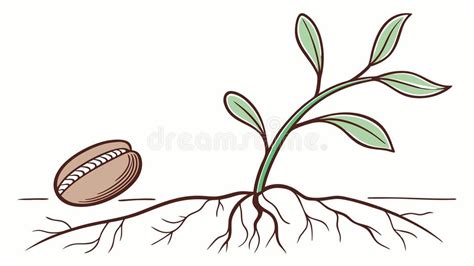 Seedling Sprout Vector Plant Growth And New Life Design Element For