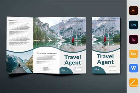 Travel Agent Brochure Template Graphic By Amber Graphics Creative Fabrica