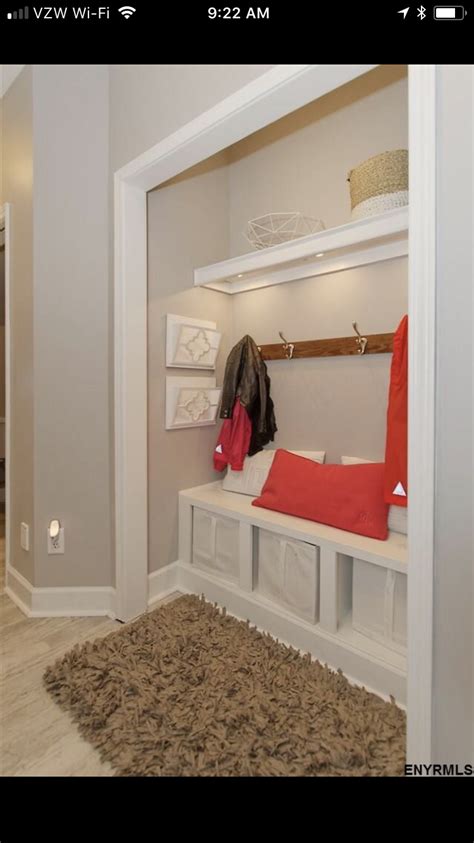 Traditional Closet With Built In Cubbies