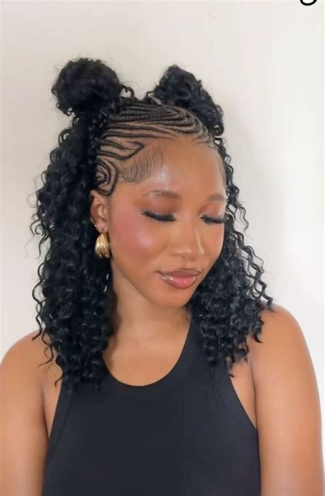 Pretty Cute Hairstyle🧡🧡 Natural Hair Braids Natural Hair Styles