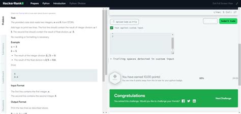 Sankalp Kripan On Linkedin 100daysofcode Python Coding Hackerrank Continuouslearning