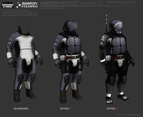 Artstation Axeron Recruit Variants
