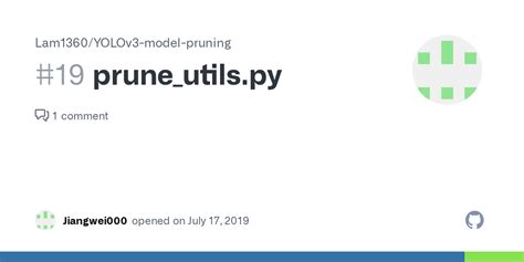 prune utils py · issue 19 · lam1360 yolov3 model pruning · github