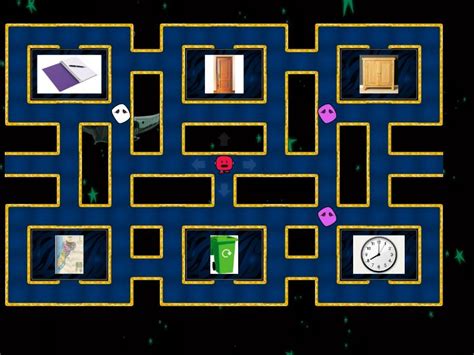 classroom objects maze chase