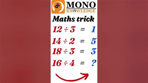 Maths Trick Math Puzzle 🧩 Shorts Puzzle Mathsshorts Youtubeshorts
