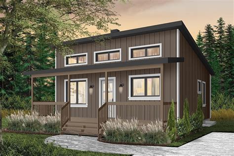 Tiny Weekend Getaway House Plan With Options 22458dr Architectural Designs House Plans