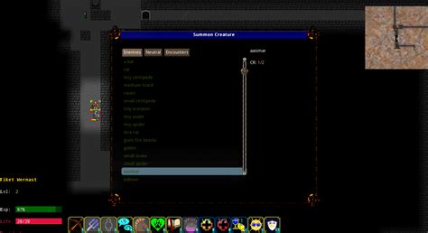 Summon Monster Debug Image The Veins Of The Earth Mod For Tales Of Majeyal Moddb