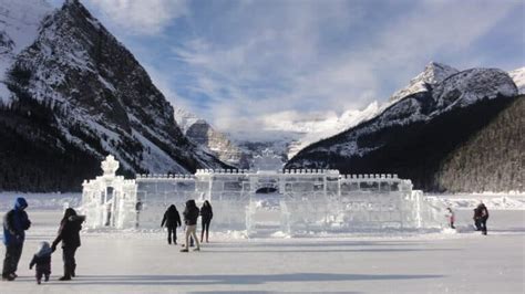 Lake Louise Ice Sculptures At The Ice Magic Event 2026