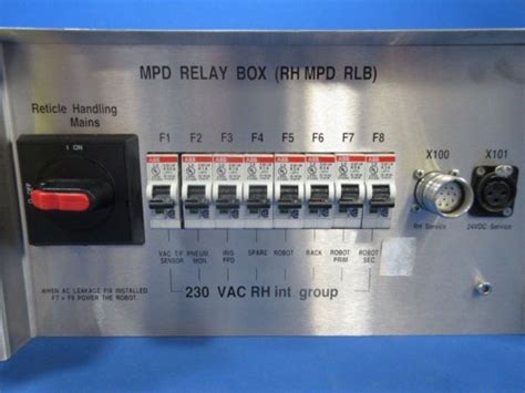 Asml 402263627442 Mpd Relay Box Asml Dual Stepper Scan Working In