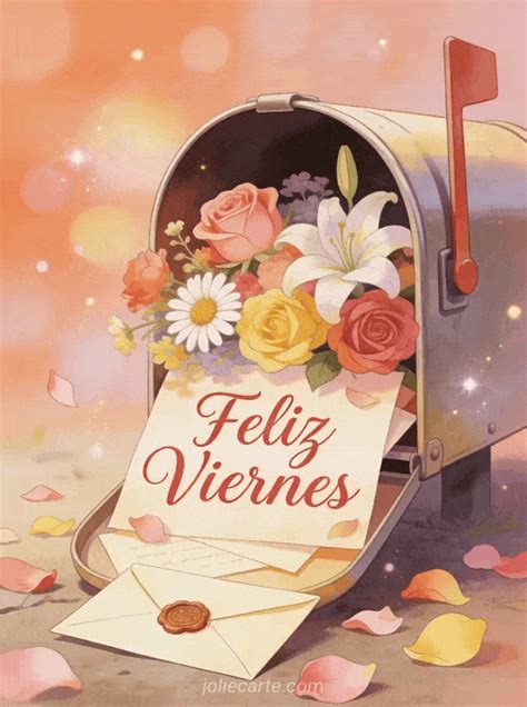 💌 Mensaje Feliz Viernes Tarjeta De Felicitación Gratis Joliecarte
