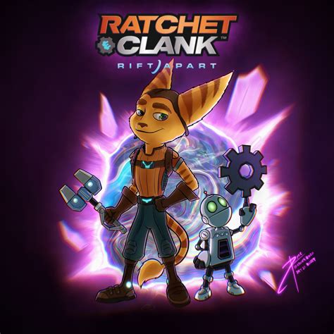 Artstation Ratched And Clank Ps5 Cover