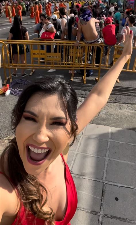 Video Ginnés Rodríguez Tuvo Que Pegarse Un Carrerón En El Festival De La Luz