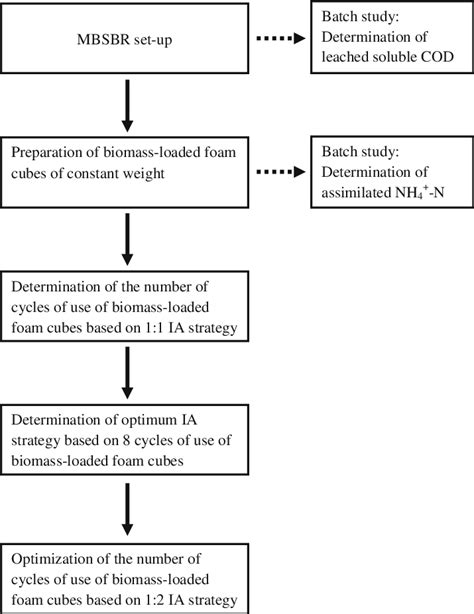 Flow Chart Indicating The Sequence Of Experiments Conducted Throughout