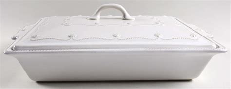 Berry And Thread Whitewash Rectangular Baker And Lid By Juliska Ceramics