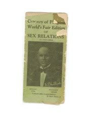 Century Of Progress World S Fair Edition Of Sex Relations By D Stack Hubbard D Stack Hubbard