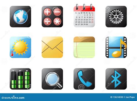 mobile phone buttons 1 stock vector illustration of buttons 13614030