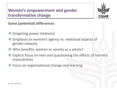 Gender Transformative Approaches In Agriculture Pptx