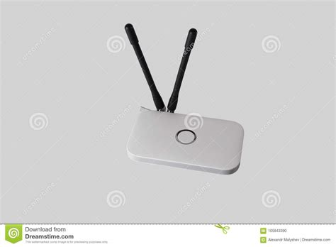 Wi Fi Portable Router Stock Photo Image Of Antenna
