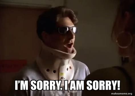 Im Sorry I Am Sorry Meme Generator