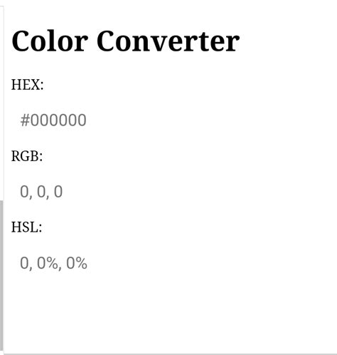 Mastering The Art Of Color Conversion How To Easily Convert Between Hex