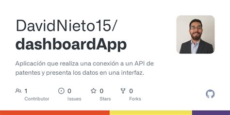 GitHub DavidNieto dashboardApp Aplicación que realiza una conexión a un API de patentes y